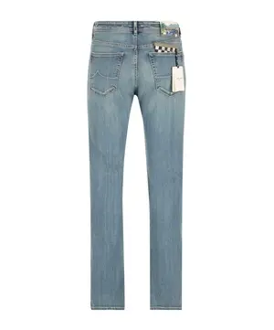 JACOB COHЁN Faded Slim-fit Jeans
