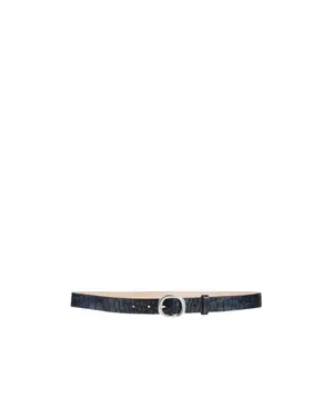 Rag & Bone Crocembossed Leather Belt