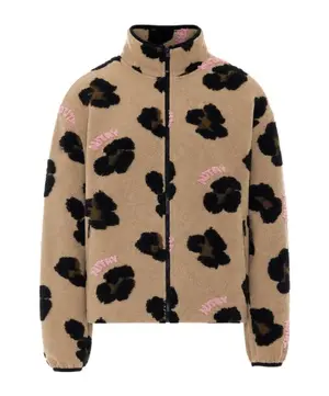 AUTRY Long-sleeved Leopard Print Jacket - Brown