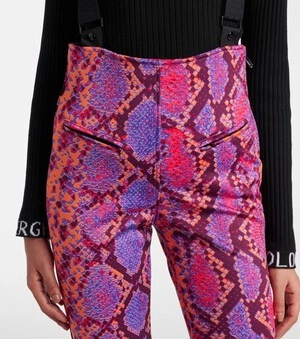 Goldbergh Elena Snake-effect Ski Salopettes