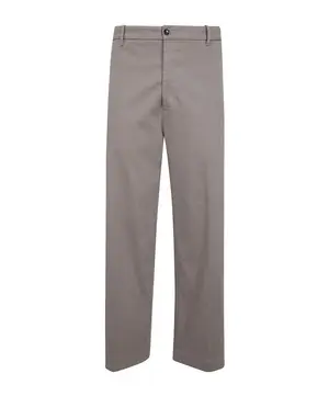 NINE:INTHE:MORNING Casual Trousers With Belt Loops - Camel