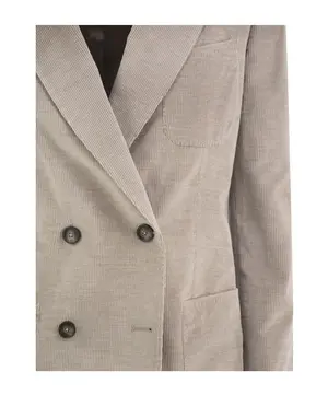 Tagliatore Double-breasted Corduroy Blazer