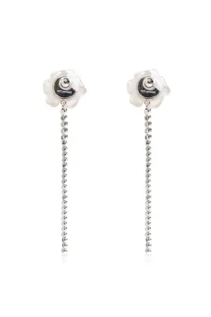 SELF-PORTRAIT Long Crystal Earrings