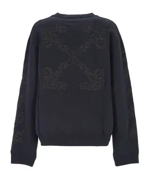 Off-White Long-sleeve Sweatshirt - Black