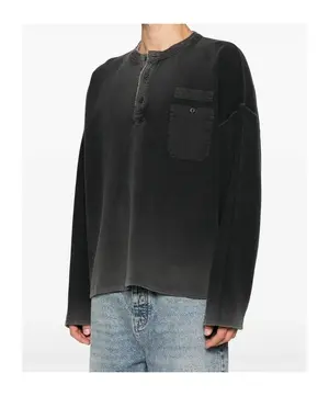 REPRESENT Waffle-knit Sweatshirt
