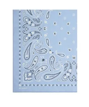 Alanui Paisley-pattern Bandana - Blue