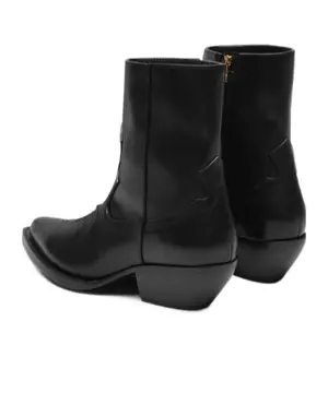 Amiri Embroidered Leather Boots