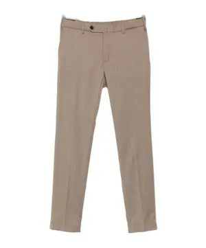 Incotex Slim Fit Casual Pants With Belt Loops - No