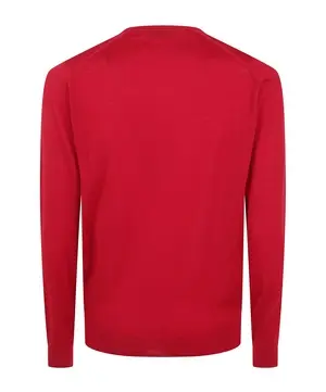 John Smedley Long-sleeved Sweater - Ruby Red