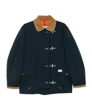 FAY Long-sleeved Collared Casual Jacket - Blue