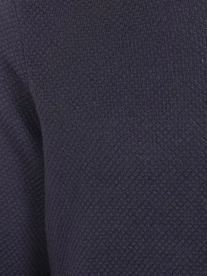 ZANONE Round Neck Slim Fit Sweater - Blue