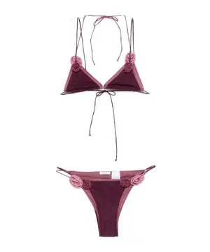 Oseree Decal Bikini Two-piece Set
