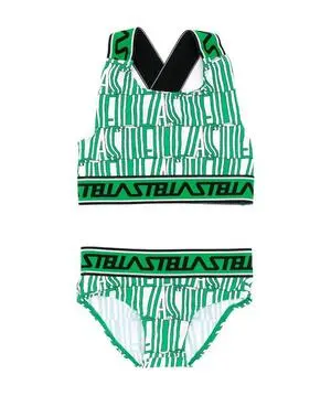 Stella McCartney Logo-print Cross-back Bikini - No