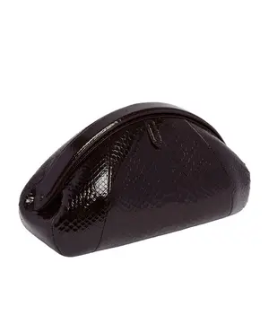 Alaïa Embossed Clutch Bag - Black