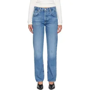 Citizens Of Humanity Mid Rise Straight Leg Jeans