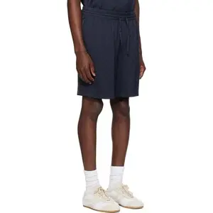 Casablanca Monogram-print Shorts - Navy