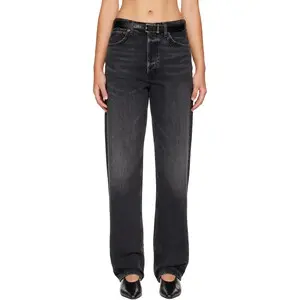 AGOLDE High Waisted Straight Leg Jeans