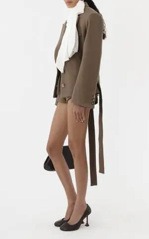 Arakii Mood Wool-blend Shorts