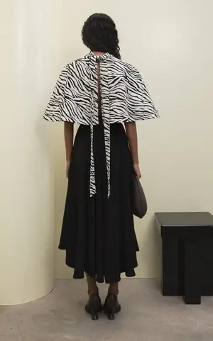 Arakii High Waist Panel Maxi Skirt