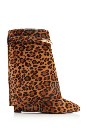 Givenchy Shark Pinch Pony Hair Ankle Boots - Animal