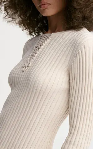BY MALENE BIRGER Milas Wool-cotton Knit Top