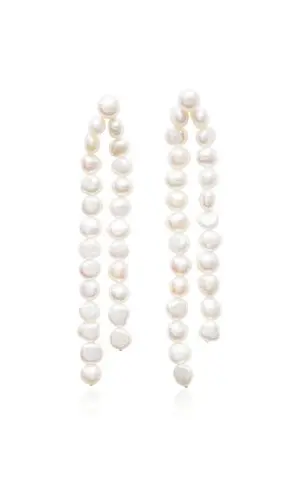 BY MALENE BIRGER Azzurra Pearl Earrings