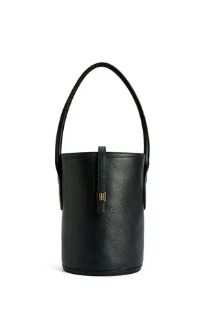 BY MALENE BIRGER Marylle Grainy Top Handle Bag - Black