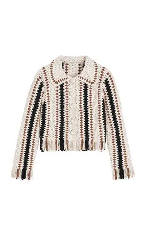BY MALENE BIRGER Natalia Cotton Crochet Knit Top