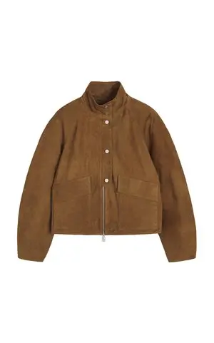 BY MALENE BIRGER Suzanne Leather Jacket - Brown