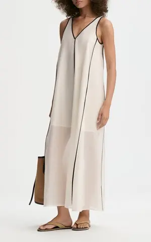 BY MALENE BIRGER Aures Silk-cotton Maxi Dress