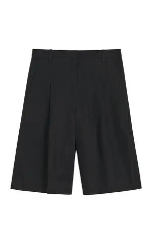 BY MALENE BIRGER Ellie Linen-blend Shorts - Black