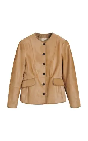BY MALENE BIRGER Erin Leather Jacket