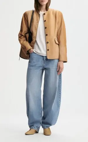 BY MALENE BIRGER Erin Leather Jacket