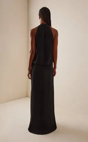 Valentino Garavani Two-tone Silk-cady Gown