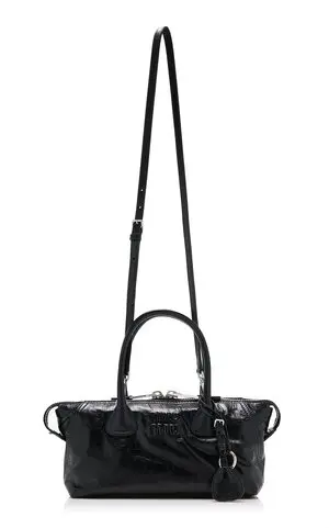 Miu Miu Leather Top Handle Bag