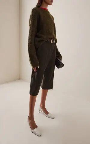 THE FRANKIE SHOP Brickell Wool Bermuda Shorts