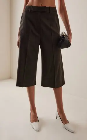 THE FRANKIE SHOP Brickell Wool Bermuda Shorts
