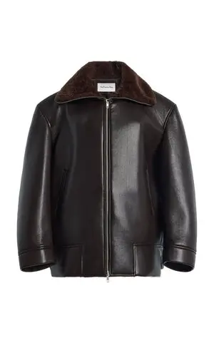 THE FRANKIE SHOP Aspen Faux Leather Jacket