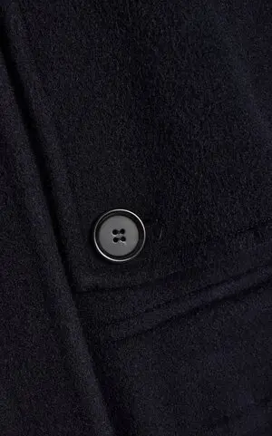 Sea Lona Double-faced Wool Hooded Coat