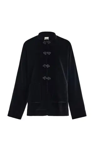 RÓHE Pankou Closure Velvet Jacket