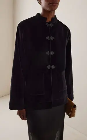 RÓHE Pankou Closure Velvet Jacket