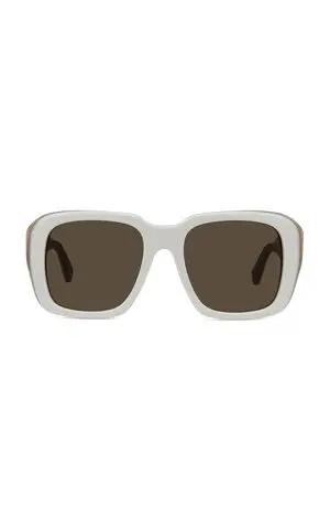 Loewe Signature Square-frame Acetate Sunglasses - Ivory