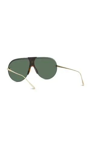 Loewe Slim Round-frame Metal Sunglasses