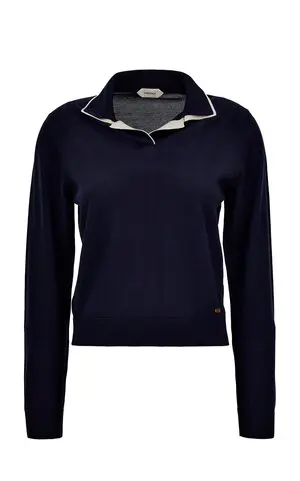 Versace Knit Polo Sweater