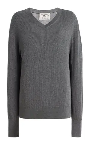 TWP Second Skin Sweater - Dark Grey