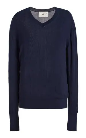 TWP Second Skin Sweater - Navy