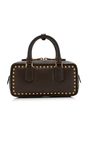 Miu Miu Arcadie Studded Leather Top Handle Bag