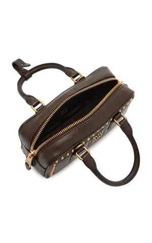 Miu Miu Arcadie Studded Leather Top Handle Bag