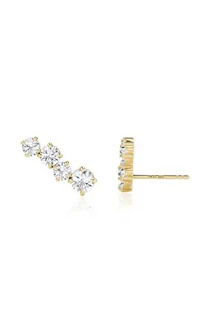 VRAI 14k Yellow Lab-grown Diamond Cosmos Stud