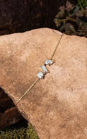 VRAI 14k Yellow Lab-grown Diamond Orion Bracelet